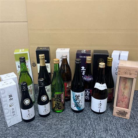 Yahooオークション 60 未開栓 日本酒 11本まとめ 純米吟醸酒 大吟