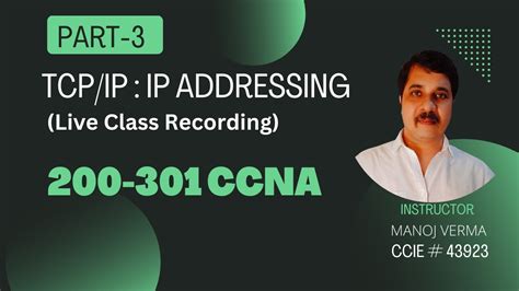 Ip Addressing And Subnetting Part 3 Live Class Recording Ccna 200 301 Youtube