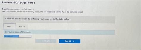 Solved Required Information Problem 19 2a Algo Computing