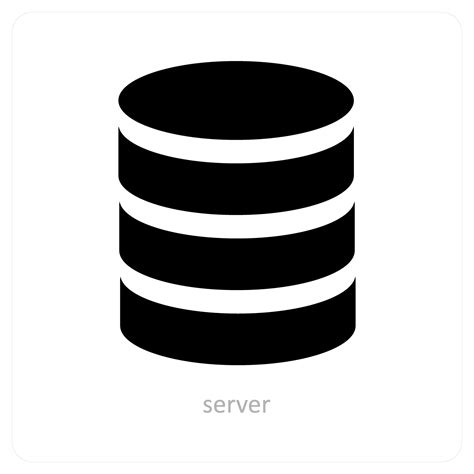 Server And Database Icon Concept 26265931 Vector Art At Vecteezy