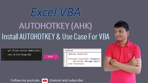 Excel Vba Install Autohotkey And Use Case For Vba Youtube