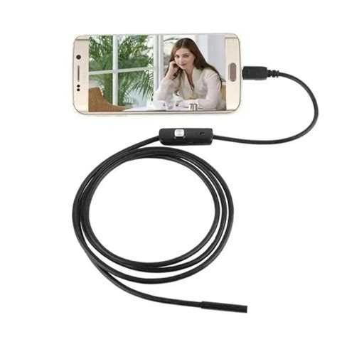 Mm Endoscope Camera USB Android Endoscope Waterproof LED Borescope Inspection Camera For