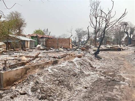 နွားထိုးကြီး မလယ်ရွာထန်းတောကို စစ်ကောင်စီ လေကြောင်းတိုက်ခိုက်မှု