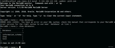 Linux Centos7 Mariadb客户端实现远程操作服务端maridb怎么设置远程访问 Csdn博客