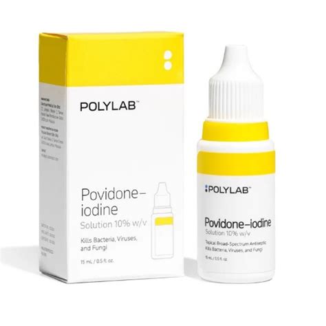 Polylab Povidone Iodine Solution 15ml Shopee Malaysia