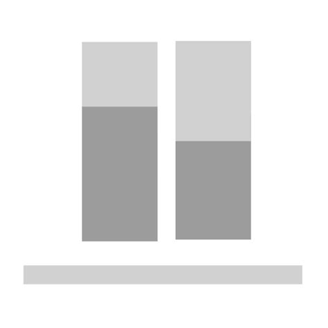 Percentage Stacked Histogram Vector Icons Free Download In Svg Png Format