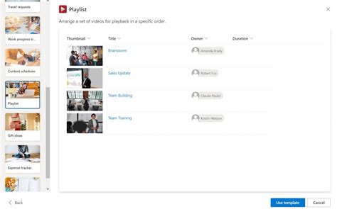 Videoaudio Playlist Template For Microsoft Lists Risual