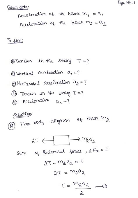 Solved Review Part B Given T The Tension In The String Calculate