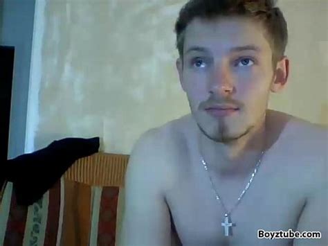 Danish Boy Half Horny Naked On The Sofa While I Showing Cock Ass