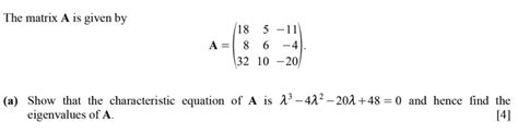 find matrix p and the diagonal matrix d