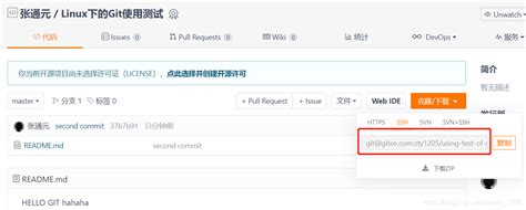 Linux下的git使用测试gitlinux Csdn博客