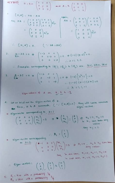 Exercise 1 Consider A Physical System Whose State Space Which Is