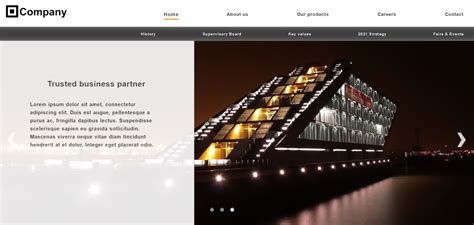 Github Anna Portfoliocompany Website A One Page Website Using Html