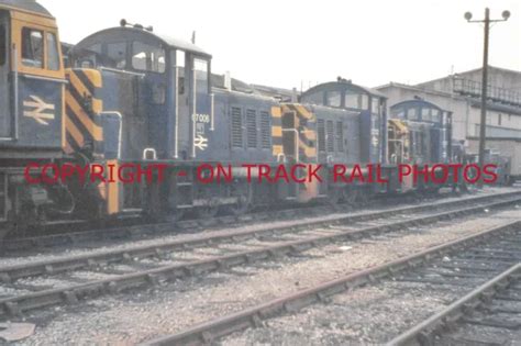 Uk Railway Photograph Of Class 07 Shunter 07006 Rm07 08 £1 70
