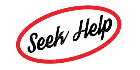 Seek Help Rubber Stamp Stock Vector Illustration Of Insignia 101290245
