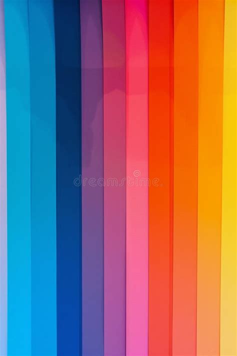 A Spectrum Of Sharp Hues Stretches Across A Uniform Gradient Background Vivid And Compelling