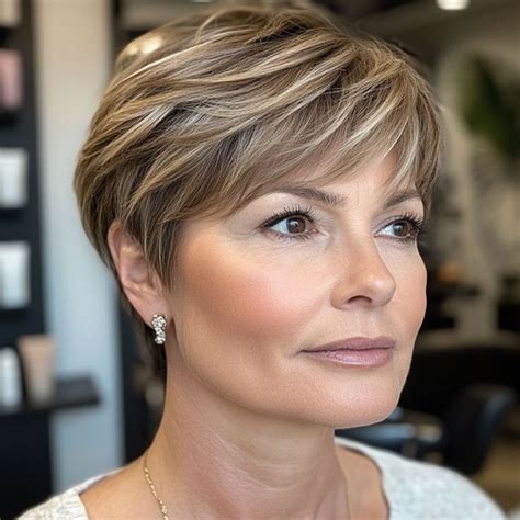 50 Haircut And Hairstyles For Women Over 50 Textured Pearl Blonde Bob