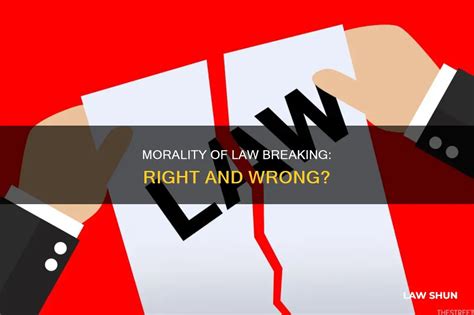 Morality Of Law Breaking Right And Wrong Lawshun