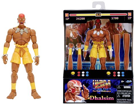 Jada Toys Street Fighter Ii Dhalim 6 Figure