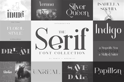 The Serif Font Collection By Vpcreativeshop Thehungryjpeg The Serif Font Collection By Vpcreativeshop Thehungryjpeg