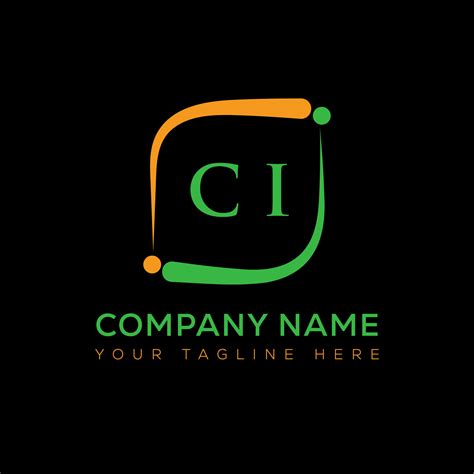 Ci Letter Logo Creative Design Ci Unique Design 20367707 Vector Art