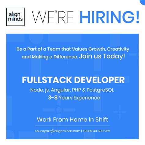 Soumya Sreenath On Linkedin Hiringimmediately Hiring Angular Nodejs Php Cochin Kochijobs