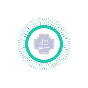 Cpu Processor Microchip Vector Art PNG Chip Cpu Microchip Processor Technology Glyph Icon