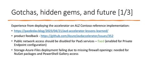 A Practical Guide To Avd Landing Zone Accelerator Speaker Deck
