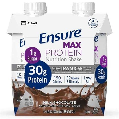 Ensure Plant Protein Nutrition Shakes Chocolate 11 Fl Oz