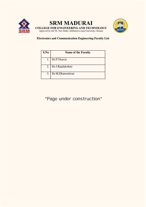 Contact Us Srm Mcet