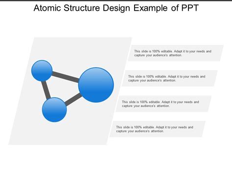 Atomic Structure Design Example Of Ppt Graphics Presentation Background For PowerPoint PPT