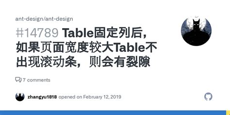 Table Table Issue Ant Design Ant Design Github