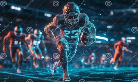 Ai Powered Sports Analytics Concept With Computer Vision Tracking Players In Action Showcasing