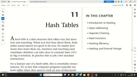 Struktur Data Hash Tables Youtube