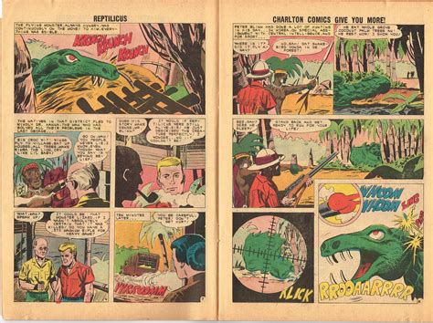 Charlton Comics Reptilicus No 2 1961 From Zombos Closet