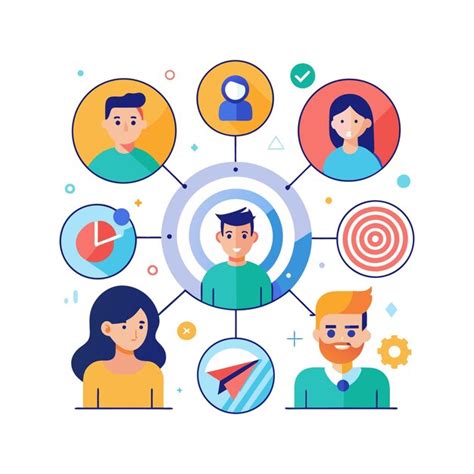 Vector Targeted Segmentation And Personalization Flat Minimalistic Illustration Premium Ai
