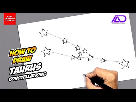 Taurus Constellation Drawing