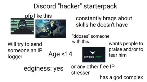 Discord Hacker Starterpack Scrolller