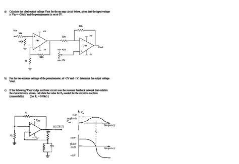 Calculate The Ideal Output Voltage V Out For The Op Chegg