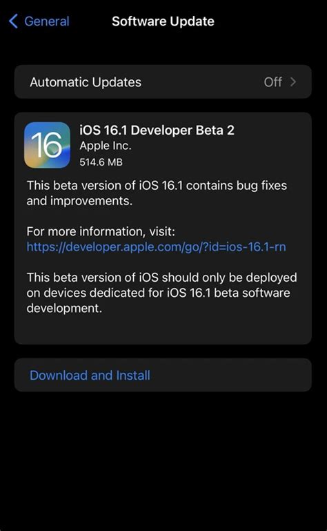 IOS 16 1 Beta 2 Update Is Now Available To Developers