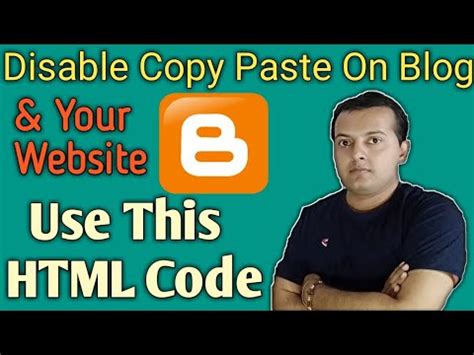 Protect Your Blog And Website Content Disable Copy Paste YouTube