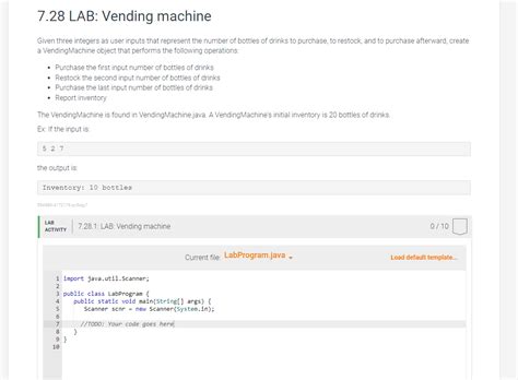 Solved 728 ﻿lab Vending Machinegiven Three Integers As
