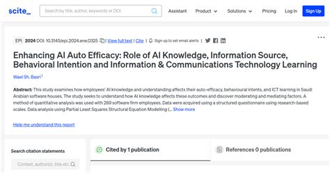 Enhancing Ai Auto Efficacy Role Of Ai Knowledge Information Source Behavioral Intention And