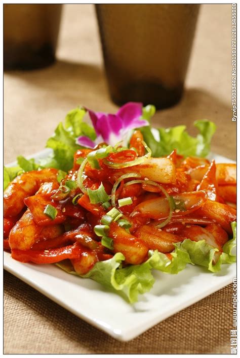 炒年糕摄影图 传统美食 餐饮美食 摄影图库 昵图网nipic