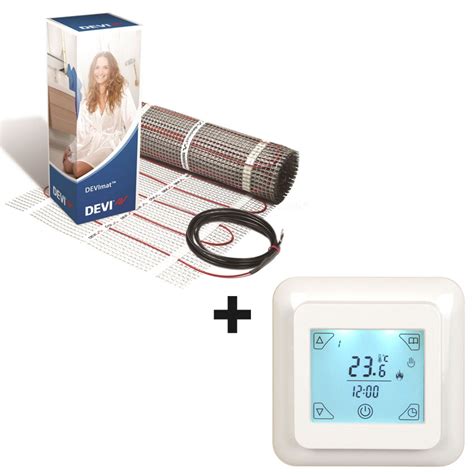 Теплый пол DEVI двухжильный мат DTIR-150 6 м2 (DEVIcomfort 150T ...