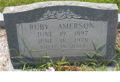 Ruby Lillian Warren Amerson 1897 1978 Find A Grave Memorial