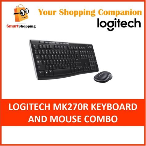 Logitech Mk270r Wireless Keyboard And Mouse Combo Set Mk 270r 270 100 Original Logitech