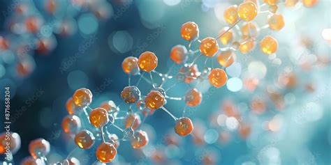 Visualizing The 3d Structure Of Vitamin B12 For Science Education Concept Scientific