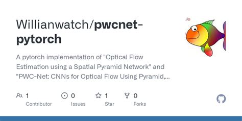 github willianwatch pwcnet pytorch a pytorch implementation of optical flow estimation using