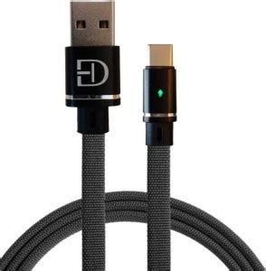 Ditto Hub USB Type C Cable M RAPID CHARGE AND SYNC CABLE USB To TYPE C PREMIUM QUALITY Black